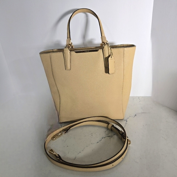 Coach | Bags | Coach Madison Mini Saffiano Leather Crossbody In Light ...